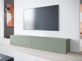 TV stolek Dlone 180, Barva: mlhavě zelená, Osvětlení: bez osvětlení