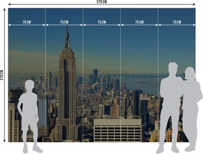 Fototapeta na zed' Výhled na Empire State Building | 360 x 254 cm | DFTS1309