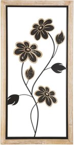 Nástěnná dekorace Girish A 60 cm černá/hnědá