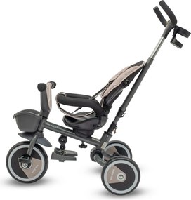 Dětská tříkolka Baby Mix 5v1 RELAX 365° béžová