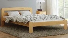 Eoshop Dřevěná postel Sara 120x200 + rošt ZDARMA - borovice