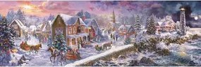 EUROGRAPHICS Panoramatické puzzle Prázdniny na pobřeží / 1000 dílků /