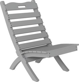 Dřevěná zahradní židle Outsunny s kloubovým designem a nakloněným opěradlem, nosnost 120 kg pro balkon, terasu, 78x48x76 cm, šedá | Aosom