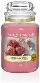 Aromatická svíčka, Yankee Candle Roseberry Sorbet, hoření až 150 hod