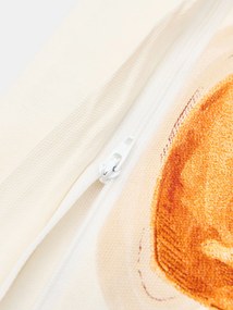 Sinsay - Povlak na polštář s podzimním vzorem dýně - krémová