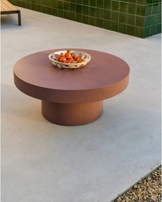Betonový kulatý zahradní konferenční stolek ø 66 cm Aiguablava – Kave Home