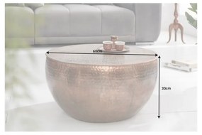 Massive home | Konferenční stolek ORIENT 60 CM měděný II
