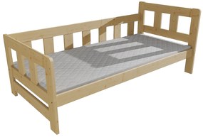 Vomaks Dětská postel VMK010FB KIDS Rozměr: 100 x 200 cm, Barva: surové dřevo