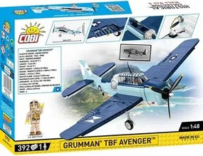 COBI 5752 II WW Grumman TBF Avenger / 392 kostek / 1 figurka / 1:48 /