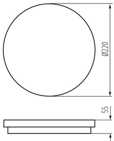Kanlux 33345 - LED Venkovní svítidlo se senzorem BENO LED/24W/230V 4000K IP54