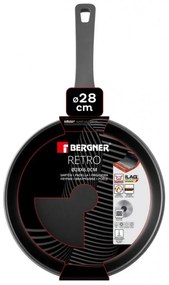 BERGNER Pánev s nepřilnavým povrchem 28 cm RETRO BG-30734-NP