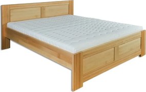 Casarredo - Komfort nábytek Masivní postel KL-112, 140x200, dřevo buk, výběr moření | barva: moření gray