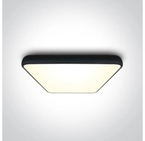 ONE Light 62160A/B/W stropní LED svítidlo slim, černé, 62W, 3000K, 64cm, IP20