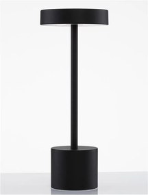 NV 9002864 Venkovní stolní lampa FUMO černý hliník a akryl LED 2W 3000K 3000K 220-240V 163st. IP54 vypínač na těle / USB kabel - NOVA LUCE