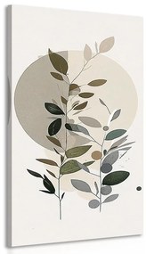Obraz minimalistické rostlinky s bohémským nádechem - 50x100
