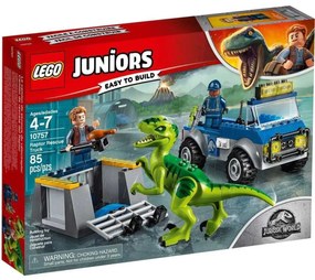 Stavebnice lego juniors 10757 vozidlo pro záchranu raptora