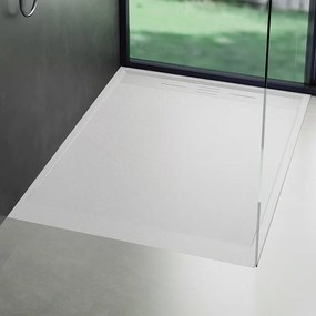 BPS-koupelny Obdélníková akrylátová sprchová vanička HYD-OSV-DEKO 90x80 bílá