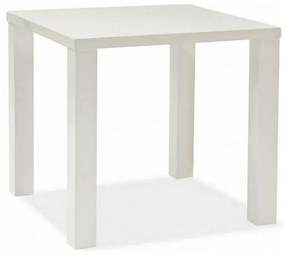 Montego Jídelní stůl 60x80, Bílý vysoký lesk