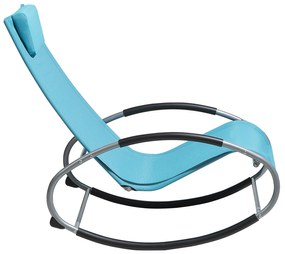 Modrá zahradní židle CAMPO Beliani
