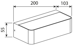 LED svítidlo McLED Cygnus, 8W, 4000K, IP65, černá ML-518.002.19.0
