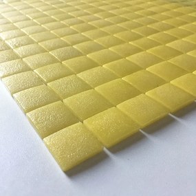 Hisbalit Skleněná mozaika žlutá Mozaika 302C PROTISKLUZ 2,5x2,5  2,5x2,5 (33,33x33,33) cm - 25302CBH