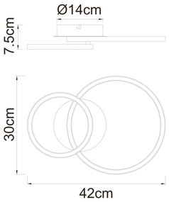 GLOBO REGGY 67238-18 Stropní svítidlo