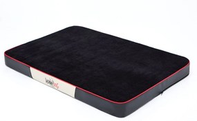 HobbyDog Ortopedická matrace pro psa Premium Manžestr - černá VELIKOST: XL - 120 x 80 x 8 cm