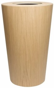 Dřevěný samozavlažovací květináč ARC, vysoký, více variant - Hobby Flower Barva: světlý dub