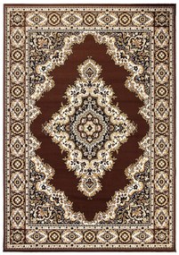 Sintelon, Kusový koberec Teheran Practica 58/DMD, 160x230, hnědá, chodba / předsíň