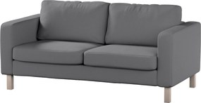 Potah na pohovku IKEA  Karlstad 2-místná, nerozkládací, krátký barva šedá látka pletený vzor