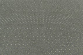 ITC, Metrážový koberec Akzento New 92, zátěžový, na míru, šíře 4m, šedá, ab (mřížka), chodba / předsíň