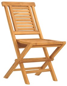 Skládací zahradní židle 6 ks 47x63x90 cm masivní teakové dřevo,  3155047