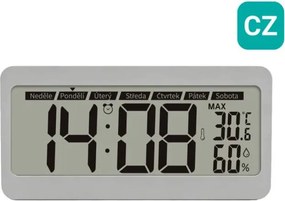 JVD Digitální budík do sítě s LED podsvícením a češtinou JVD SB811.2