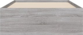 Rám postele se zásuvkami šedý sonoma 90x200 cm kompozitní dřevo 3207299