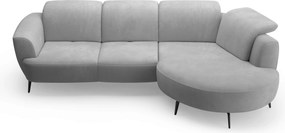 XXXLutz ROHOVÁ SEDAČKA, textil, šedá Sit & More - Sedací soupravy - 000144018513