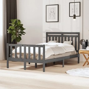 vidaXL Rám postele masivní dřevo 120 x 200 cm [3100955] Barva: Bílá