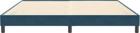 Postel Box Spring bez matrace tmavě modrá 200x210 cm samet 3315847