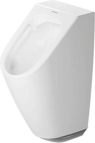 Duravit ME by Starck - Elektronický pisoár, zadní přívod vody, síťové napájení, Rimless, DuraShield, bílá 280931AA93