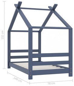 Dětská postel 70x140 borovice Dekorhome