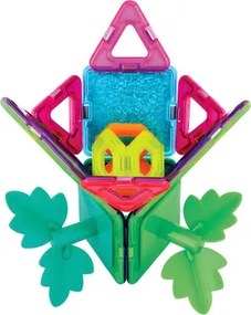 MAGFORMERS Magnetická stavebnice Třpytivá zahrada / 27 dílků