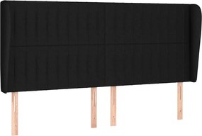Box spring postel s matrací černá 200x200 cm textil 3128711