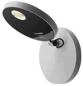 Artemide 1730W20A Demetra Spotlight, bílé nástěnné svítidlo se stmívačem 9W 2700K průměr 13cm