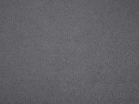 Pravostranná buklé lenoška tmavě šedá CHEVANNES Beliani