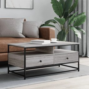 vidaXL Konferenční stolek 100 x 51 x 45 cm kompozitní dřevo [835284] Barva: šedá sonoma