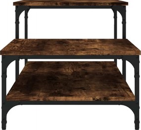 vidaXL Konferenční stolek 100x50,5x45 cm kompozitní dřevo [835381] Barva: kouřový dub