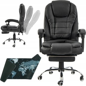 Otočné Kancelářské Křeslo K Psacímu Stolu S Podnožkou Masážní Přístroj