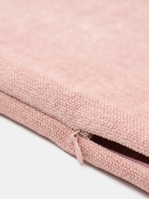 Sinsay - Povlak na polštář s třásněmi - pastelová růžová
