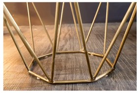Massive home | Odkládací stolek DIAMOND NOBLES 50 CM zelený mramor