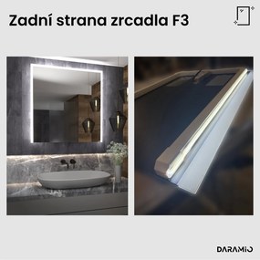 Zrcadlo do koupelny s LED osvětlením F3