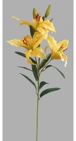 Umělá květina Lilie, žlutá